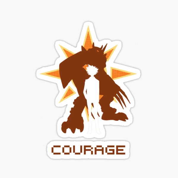 "Courage Symbol" Sticker by naracloth310 | Redbubble