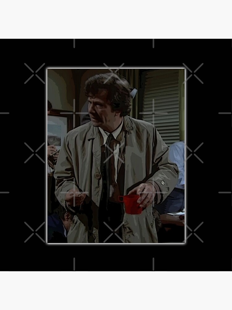 Póster «COLUMBO ESTÁ EN LA ESTACIÓN DE POLICÍA TOMANDO SU CAFÉ» de ...