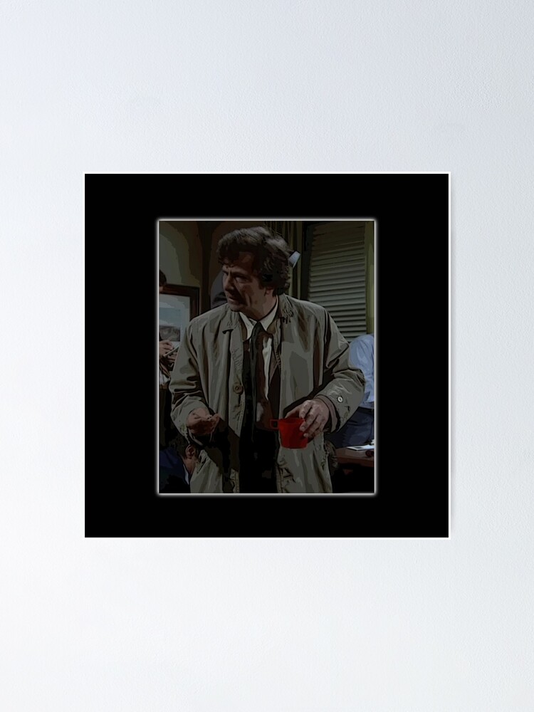 Póster «COLUMBO ESTÁ EN LA ESTACIÓN DE POLICÍA TOMANDO SU CAFÉ» de ...