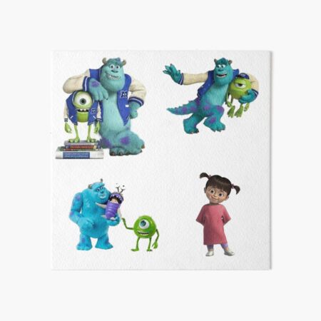 "monsters inc stickers" Art Board Print for Sale by mariomartinez61 ...