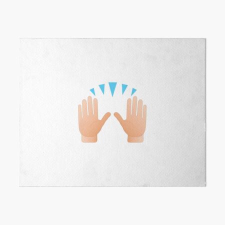 "Hallelujah Emoji" Art Board Print for Sale by Sled-Dog-Studio | Redbubble