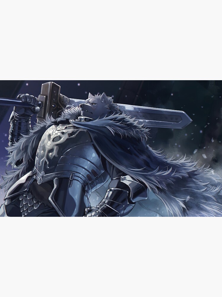 "blaidd-elden-ring-art" Sticker by EmilyFun | Redbubble