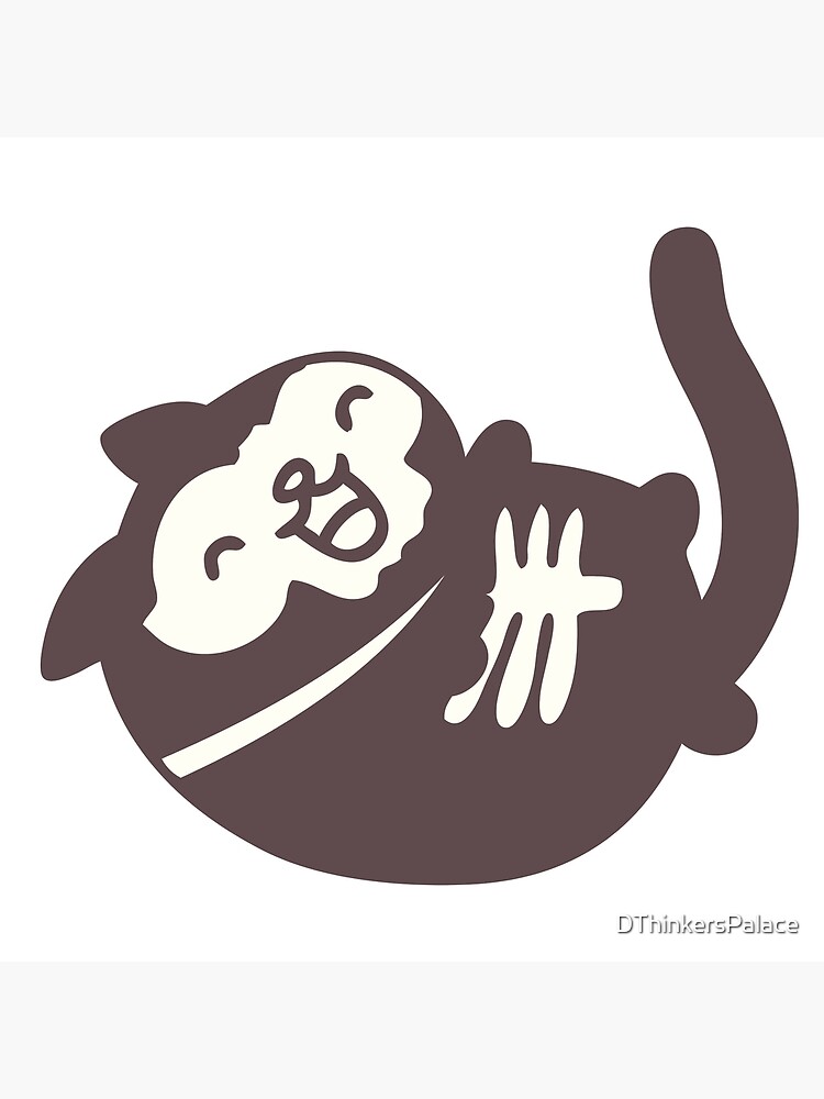 "Haha cat" Poster for Sale by DThinkersPalace | Redbubble