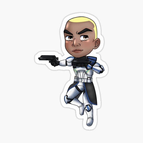 "Captain Rex " Sticker by Risettochan | Redbubble