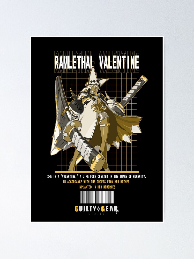 "Guilty Gear Ramlethal" Poster for Sale by lasangelo | Redbubble