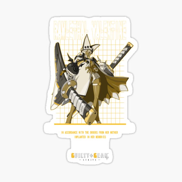 "Guilty Gear Ramlethal" Sticker for Sale by lasangelo | Redbubble