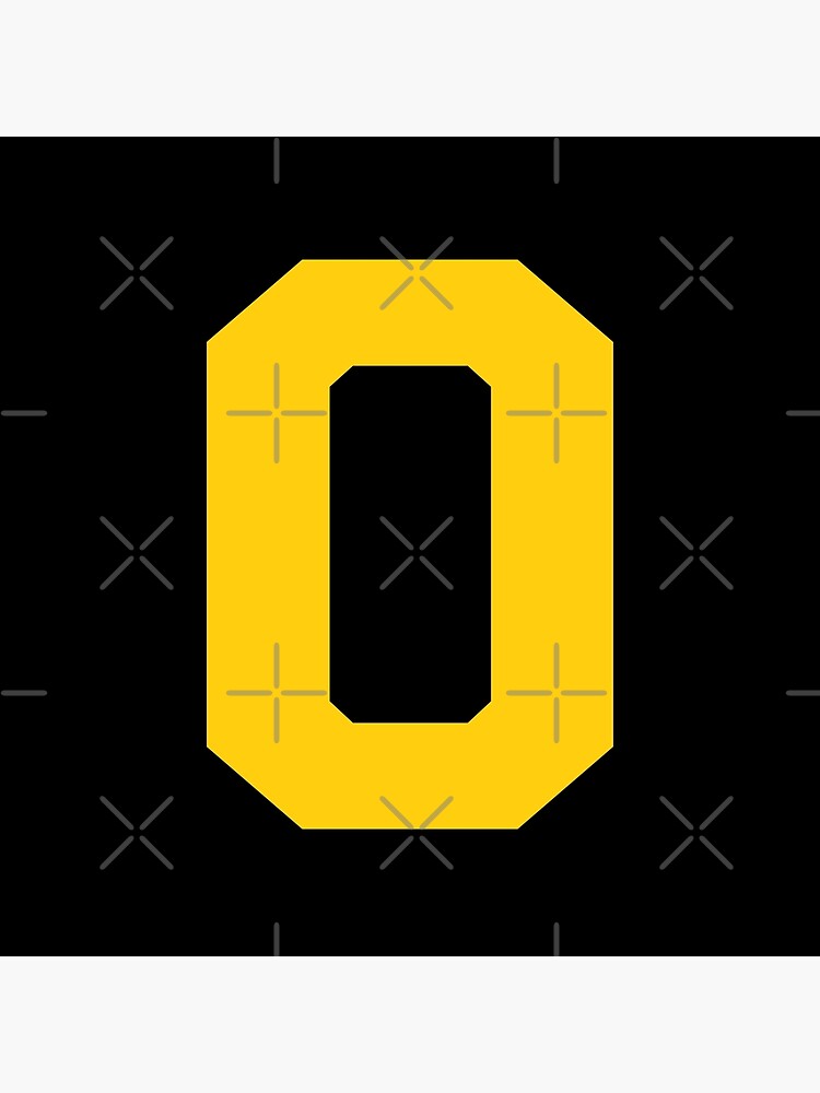 "Number 0, Yellow zero, Sports number 0" Poster by TheCultStuff | Redbubble