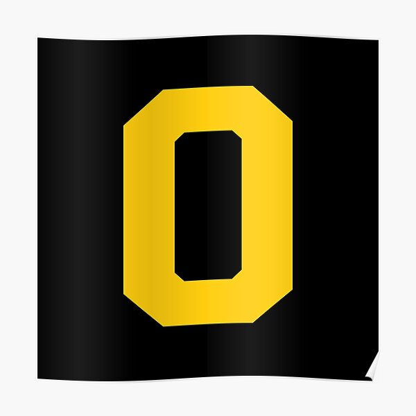 "Number 0, Yellow zero, Sports number 0" Poster by TheCultStuff | Redbubble