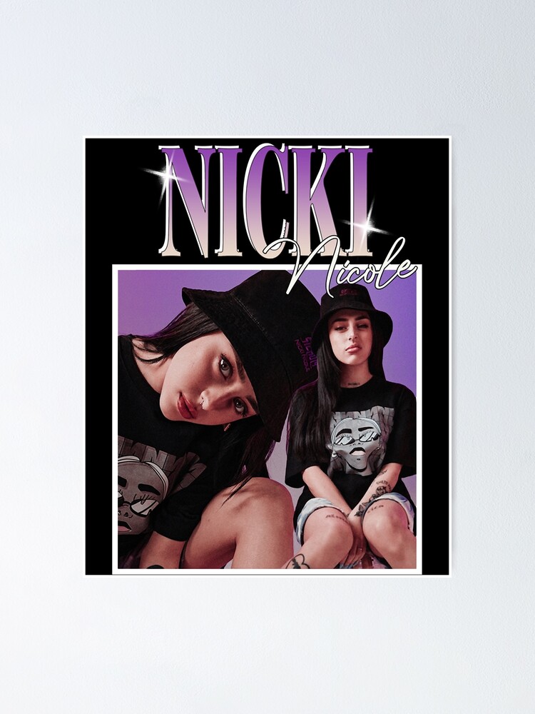 "Lover Gift Nicki Nicole Retro Wave" Poster for Sale by Deionchristians ...
