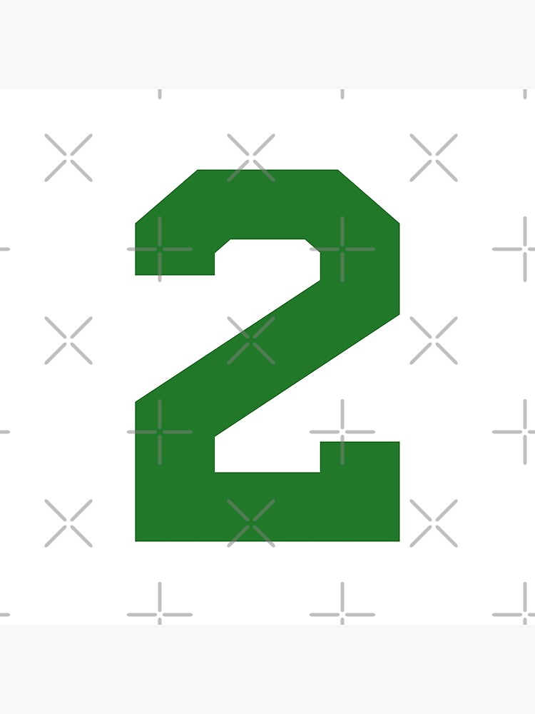 Póster «Número 2, Verde dos, Deportes número 2» de TheCultStuff | Redbubble