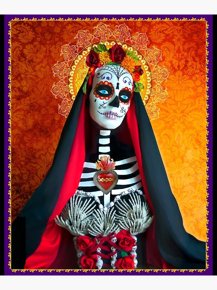 "Santa Muerte Poster" Poster for Sale by kranefywroems | Redbubble