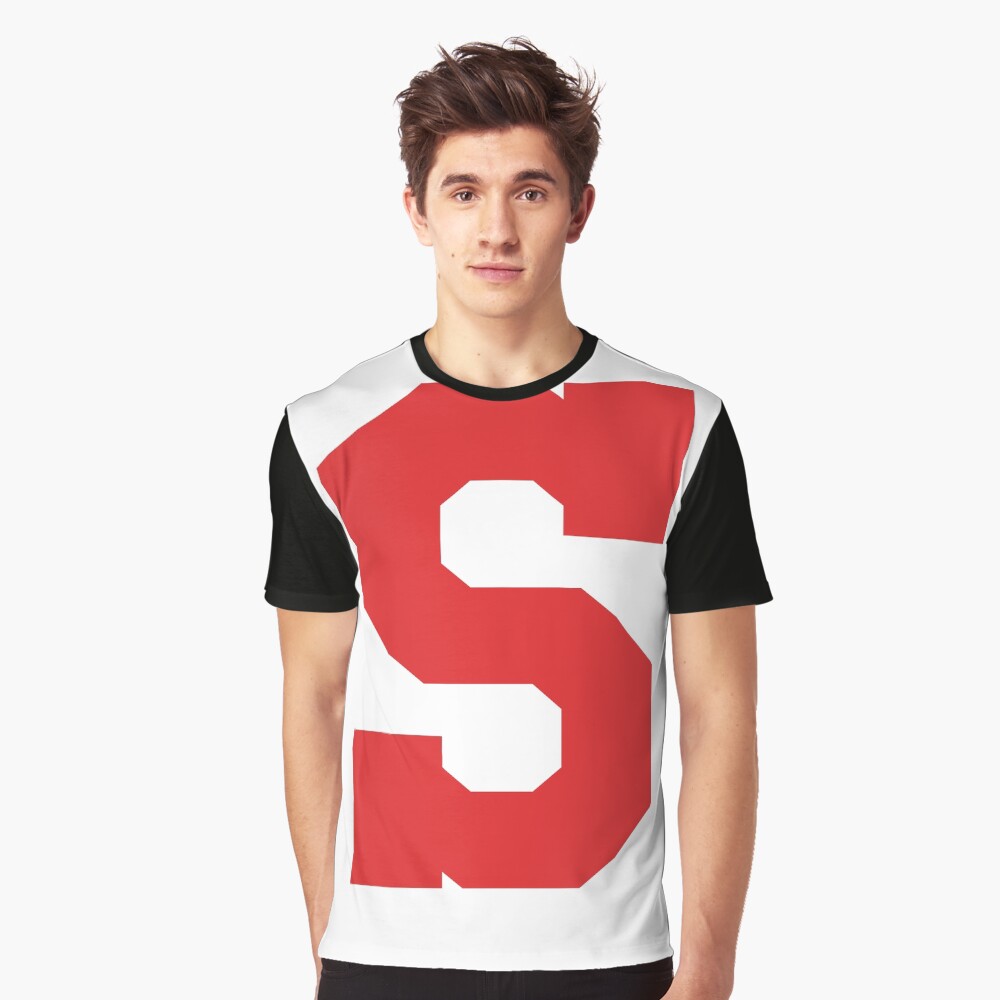 "Alphabet, Red S, Sports letter S" Sticker for Sale by TheCultStuff ...