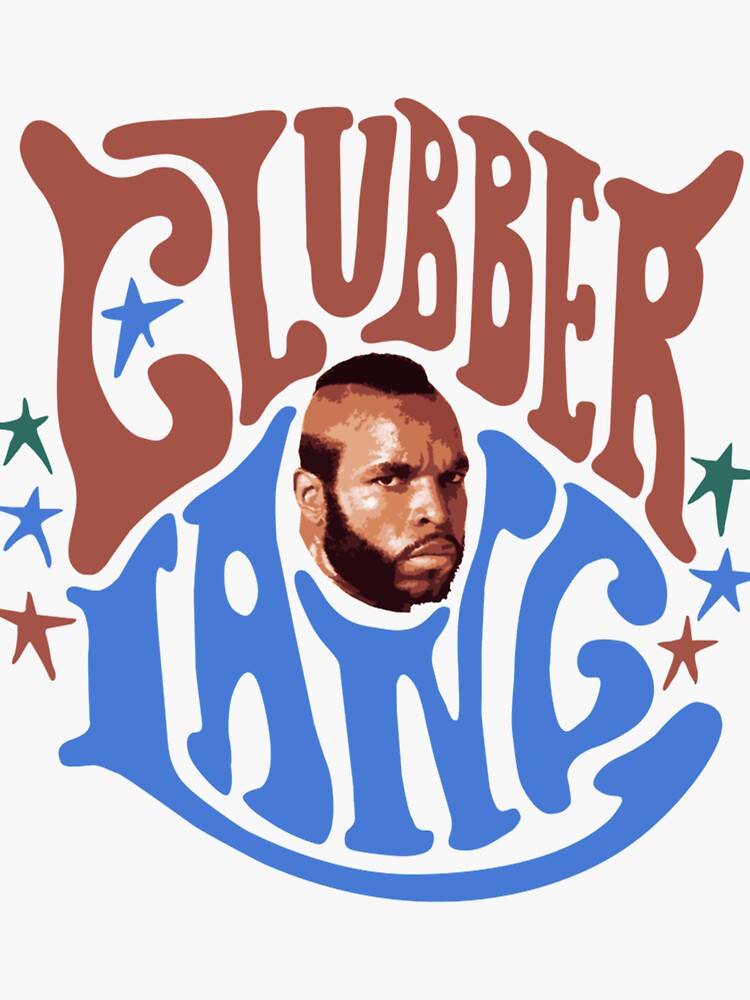 "clubber lang" Sticker by RomainSaiss | Redbubble