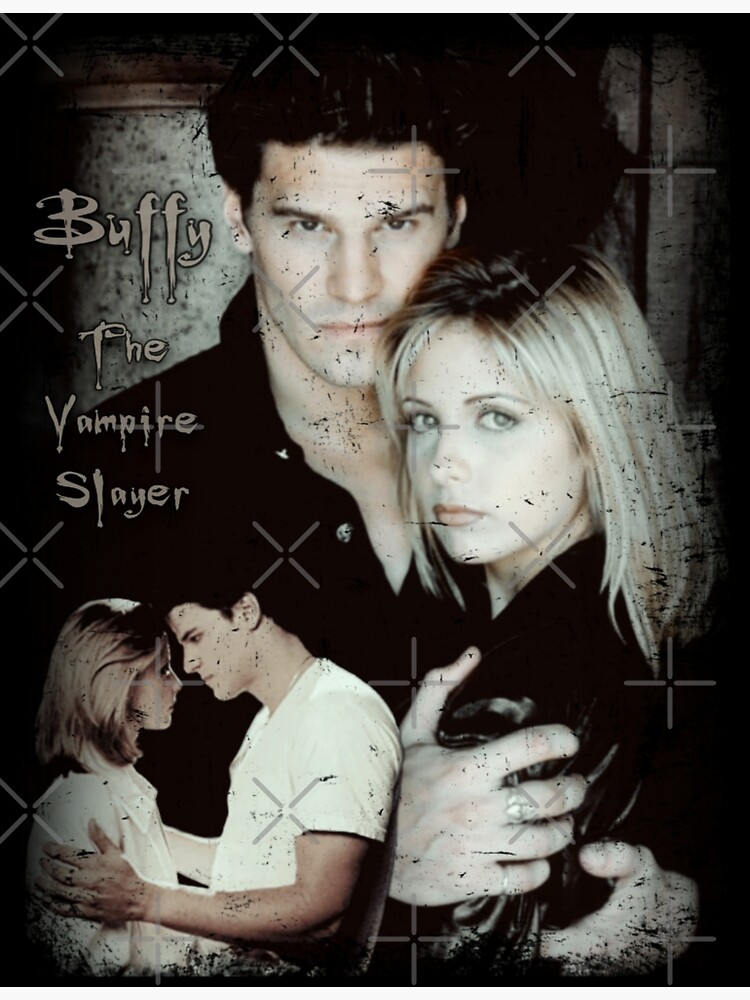 "Buffy & Angel" Sticker for Sale by CharXena | Redbubble