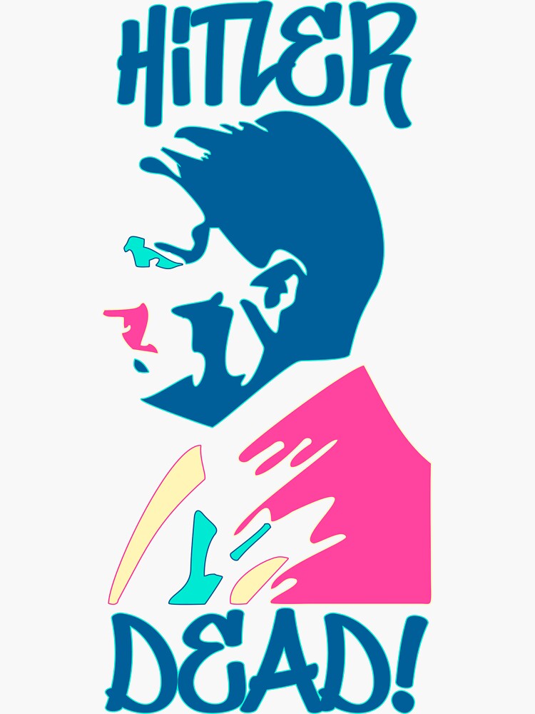 "hitler" Sticker by sanugraha | Redbubble