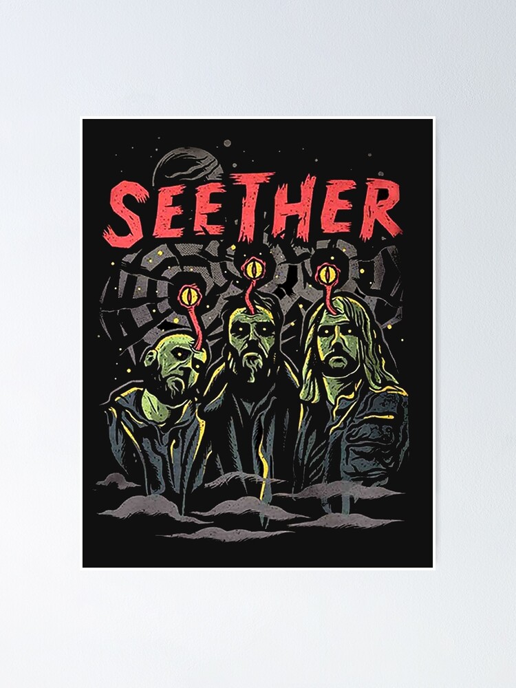"Seether full originals album-logo" Poster for Sale by galaxy9323 ...