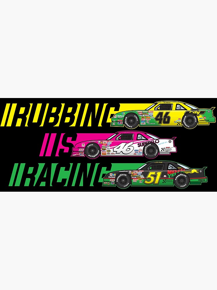 " Rubbing is Racing, Days of Thunder, Cole Trickle Poster" Sticker by ...
