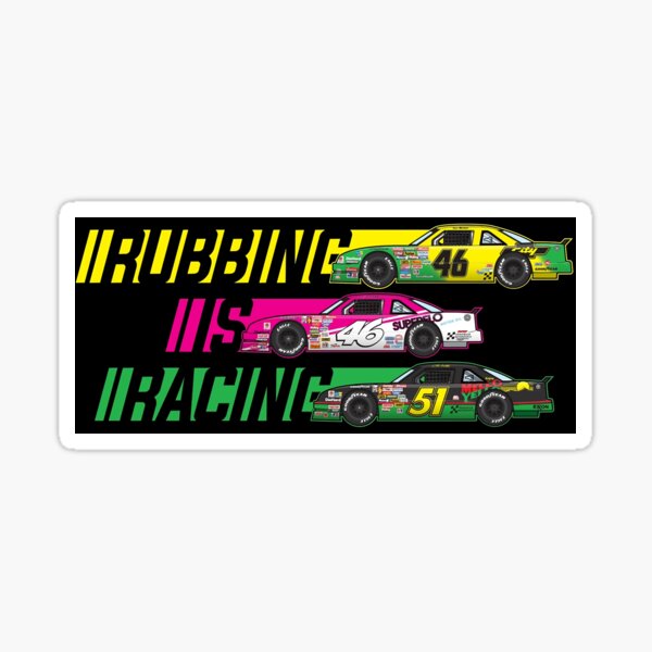 " Rubbing is Racing, Days of Thunder, Cole Trickle Poster" Sticker by ...