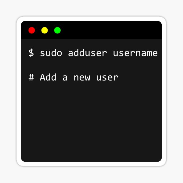"linux command sudo adduser | what does sudo adduser do in terminal ...