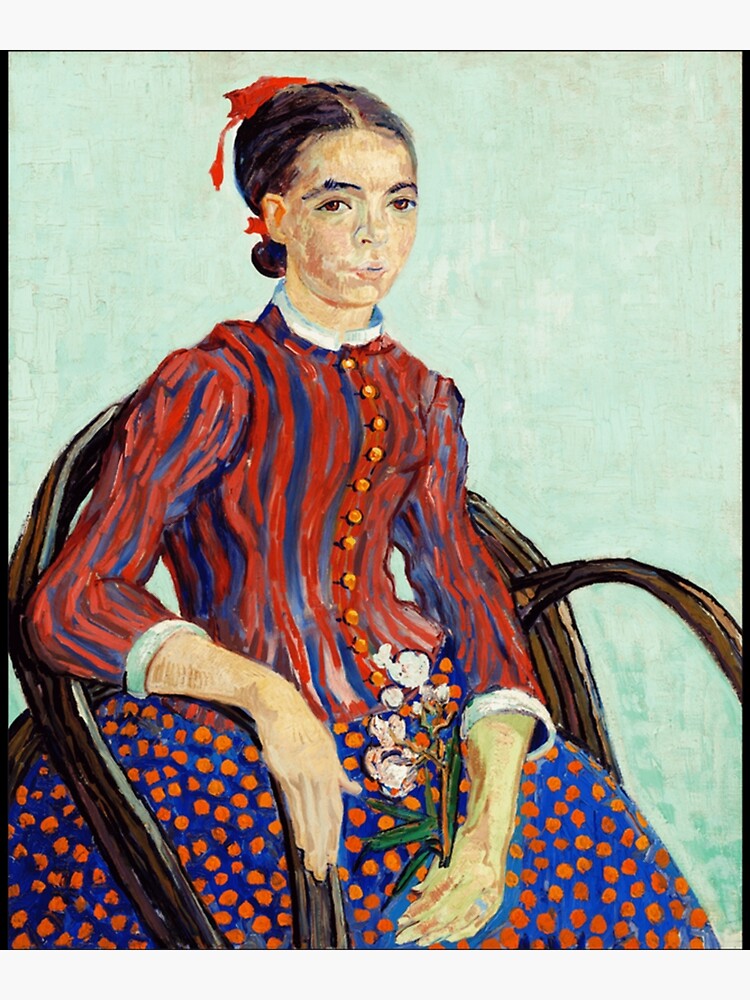 La Mousmé (1888) by Vincent Van Gogh. Classic . Premium Matte Vertical ...
