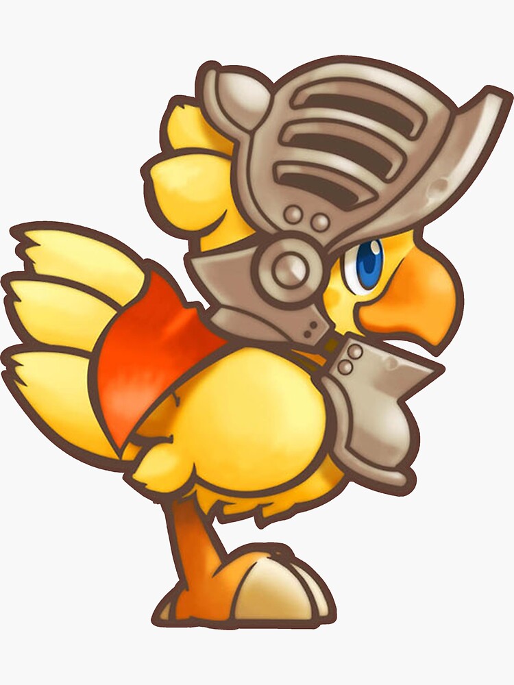 "Chocobo Knight" Sticker by NEOFO | Redbubble