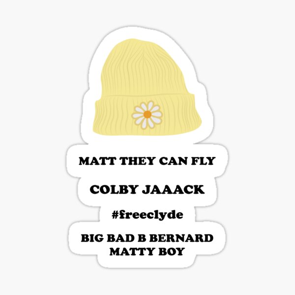 "Sturniolo Triplets Stickers, Chris yellow beanie Sticker, Matt they ...