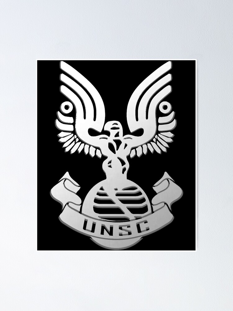 "HALO UNSC LOGO" Poster for Sale by RechelValatine | Redbubble