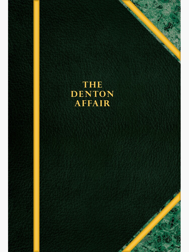 "The Denton Affair Cover" Sticker for Sale by ShawnHallDesign | Redbubble