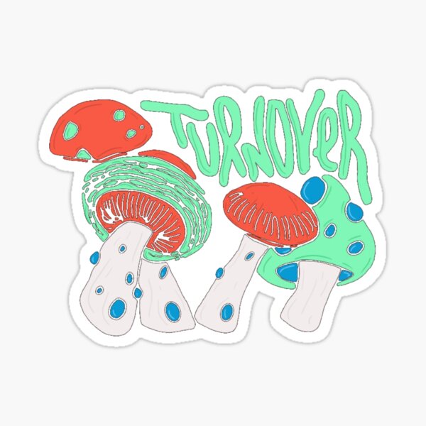 "TURNOVER BAND" Sticker by Donnanchez | Redbubble
