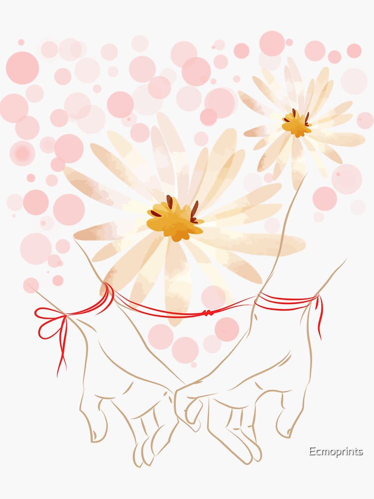 "Eternal love" Sticker by Ecmoprints | Redbubble