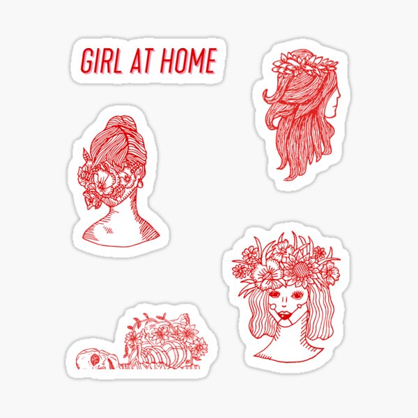 "red sticker pack 15" Sticker for Sale by DinoSour2 | Redbubble