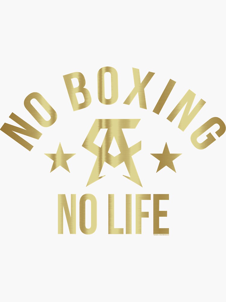 " NO BOXING NO LIFE - G Classic " Sticker by Lettice0qw | Redbubble
