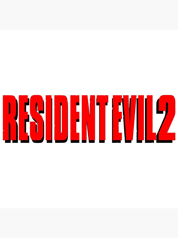 "Resident Evil 2, Red Logo" Art Print for Sale by 411drpkv4c | Redbubble
