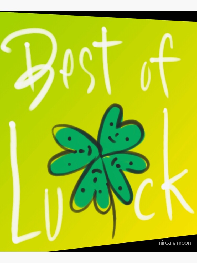 "best of luck" Sticker by sevkidurdu | Redbubble