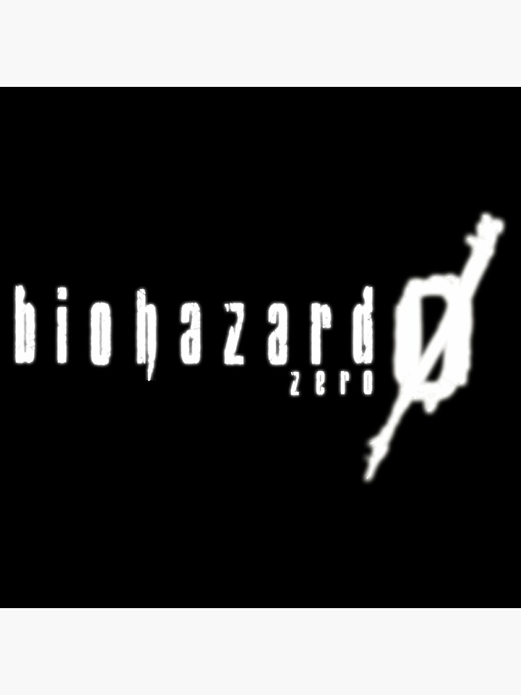 "Biohazard Zero 0 Logo, Resident Evil" Poster by 411drpkv4c | Redbubble
