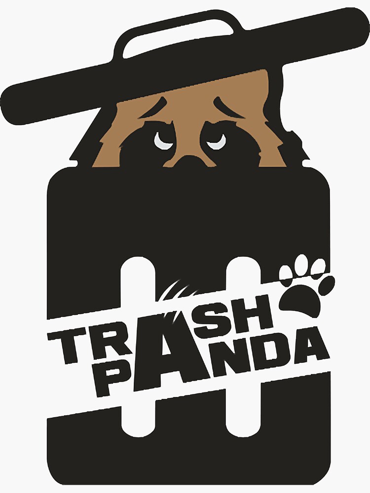 "Trash Panda Raccoon Face Cute Animal " Sticker for Sale by ...