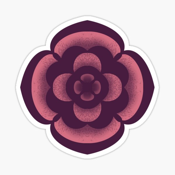 "Purple floral magic logo" Sticker by SPSTAG | Redbubble