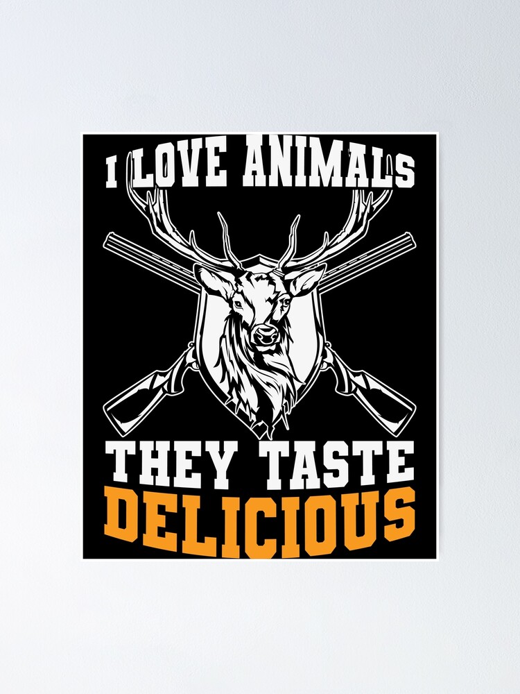 "Live Free And Hunt Hard - Big Racks Matter - Funny Deer Buck Hunting ...