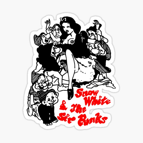 "Seditionaries-Snow-White-and-The-Six-Punks" Sticker by IsmailIsa ...