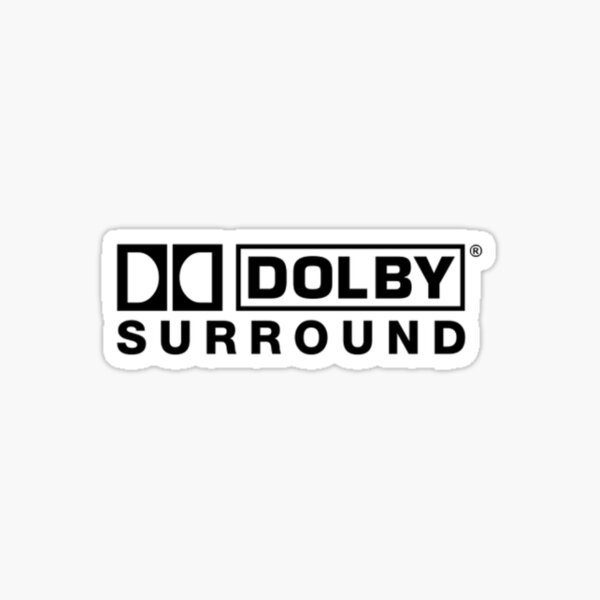 "dolby sound logo" Sticker for Sale by grdnzbabylon | Redbubble