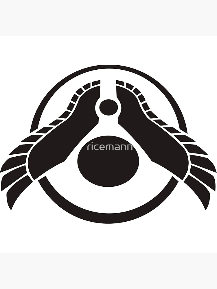 "Homeworld 2 Black and White Logo Higaran" Metal Print for Sale by ...