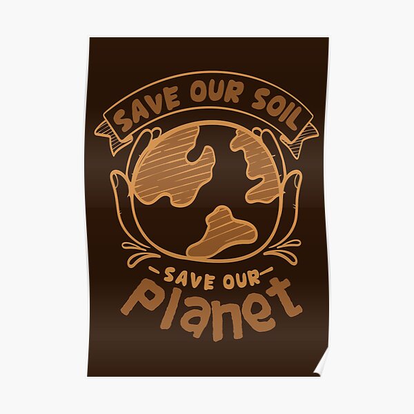 "Minimalist SAVE OUR SOIL SAVE OUR PLANET eco-friendly Save Soil Save ...