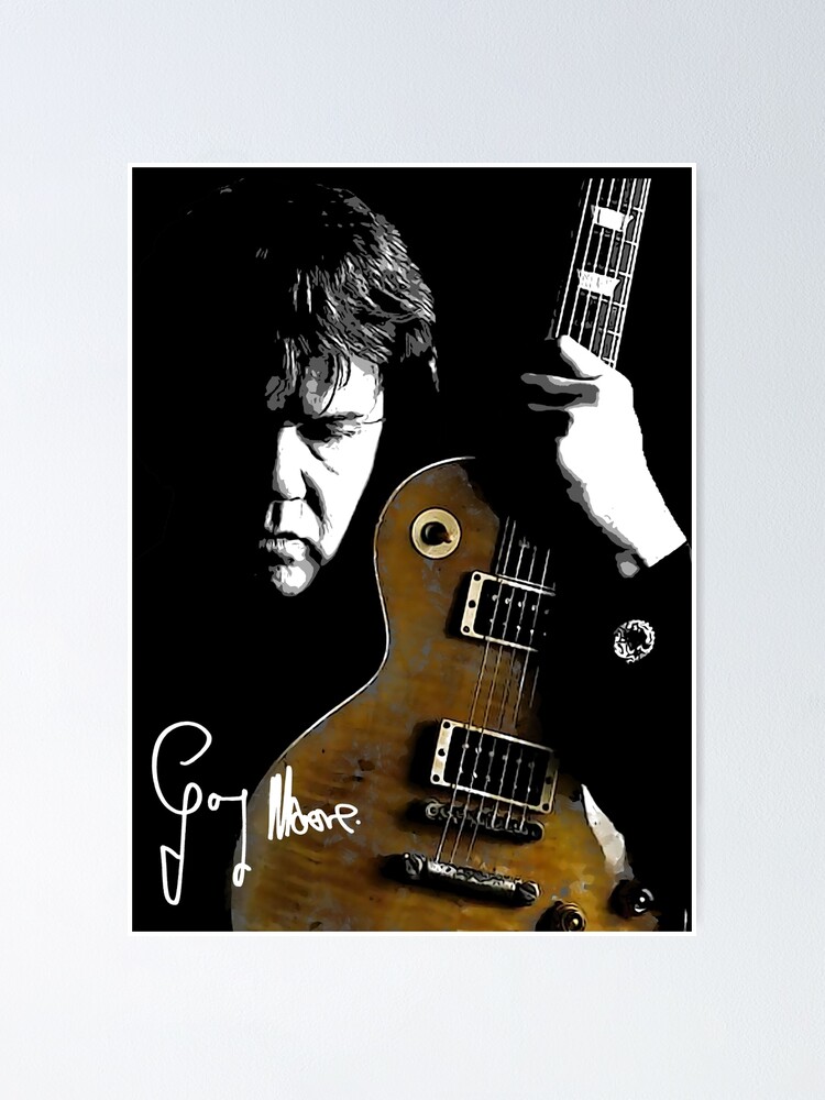 "Gary Moore" Poster for Sale by lokielli | Redbubble