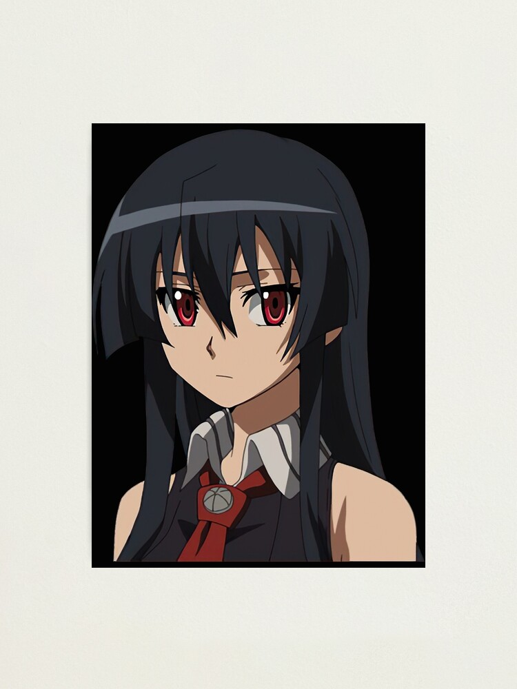 Akame Ga Kill A7ctk Photographic Print For Sale By Reddenybarrantc Redbubble