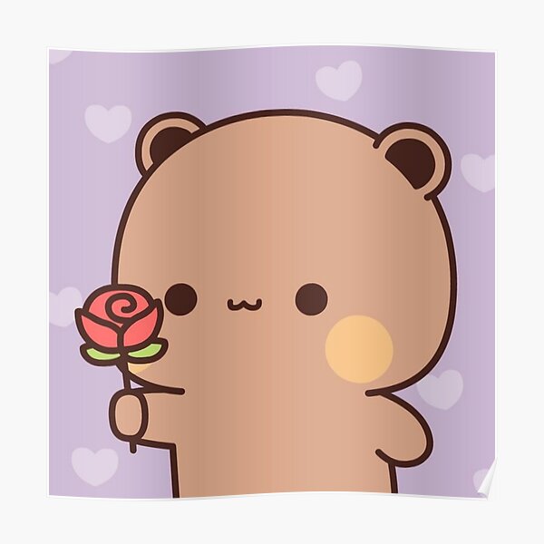 "cute teddy bear" Poster for Sale by Miradouce | Redbubble