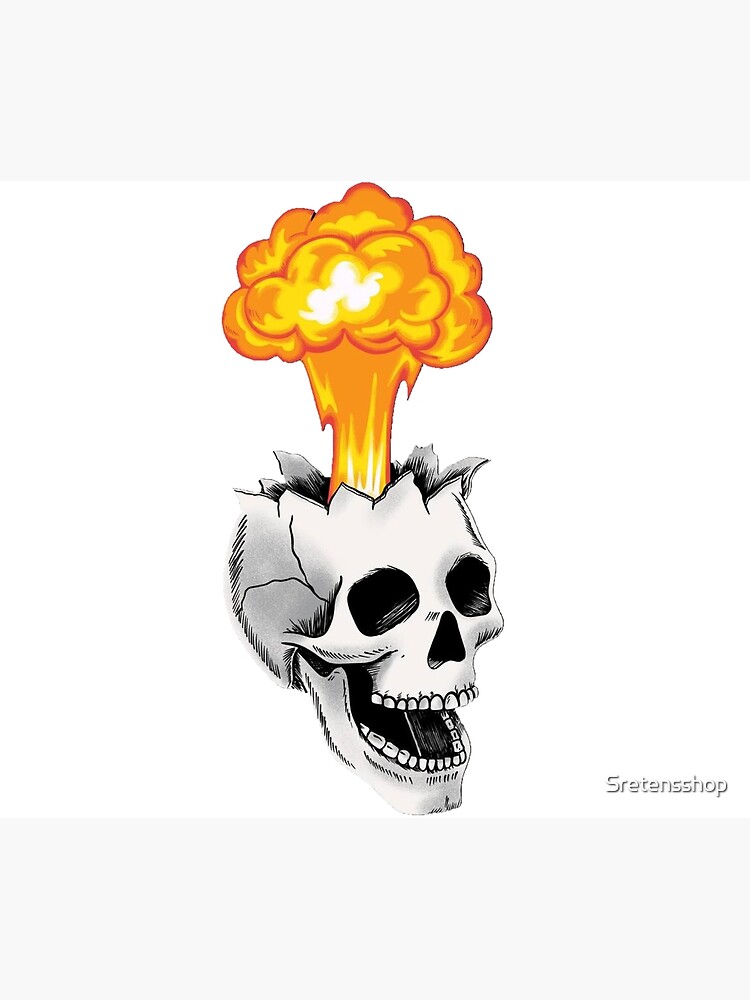 "Skull Explosion" Poster for Sale by Sretensshop | Redbubble