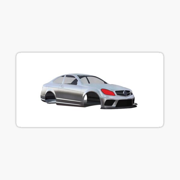 "Merc c63 AMG" Sticker by 0legg | Redbubble