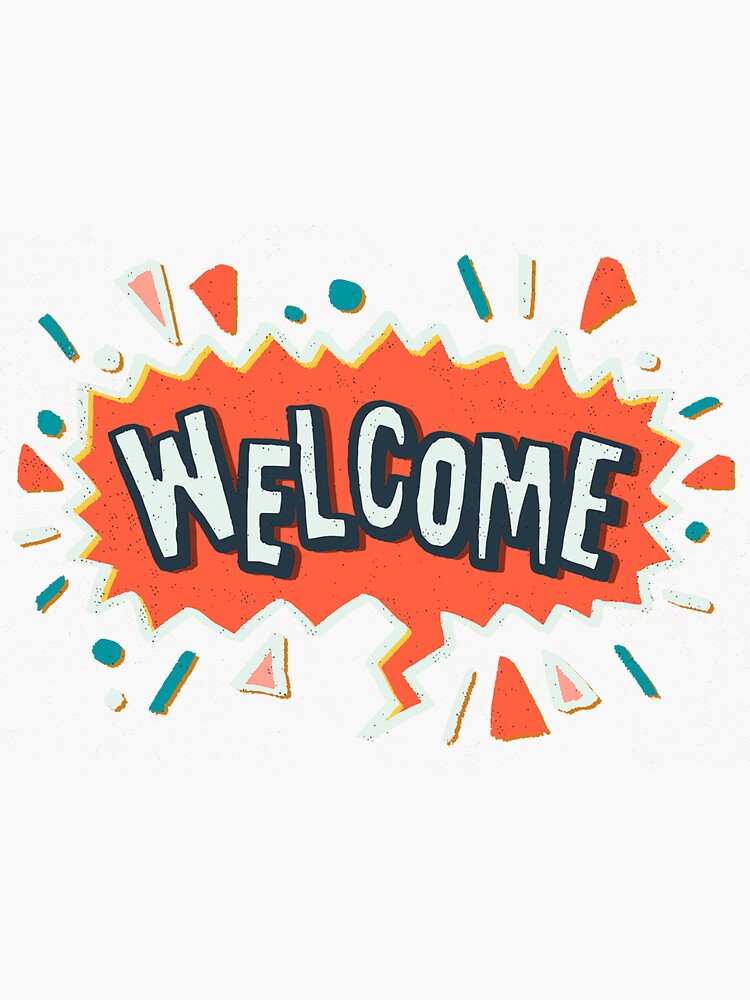 "welcome to habibi" Sticker by RoyalMarketing | Redbubble