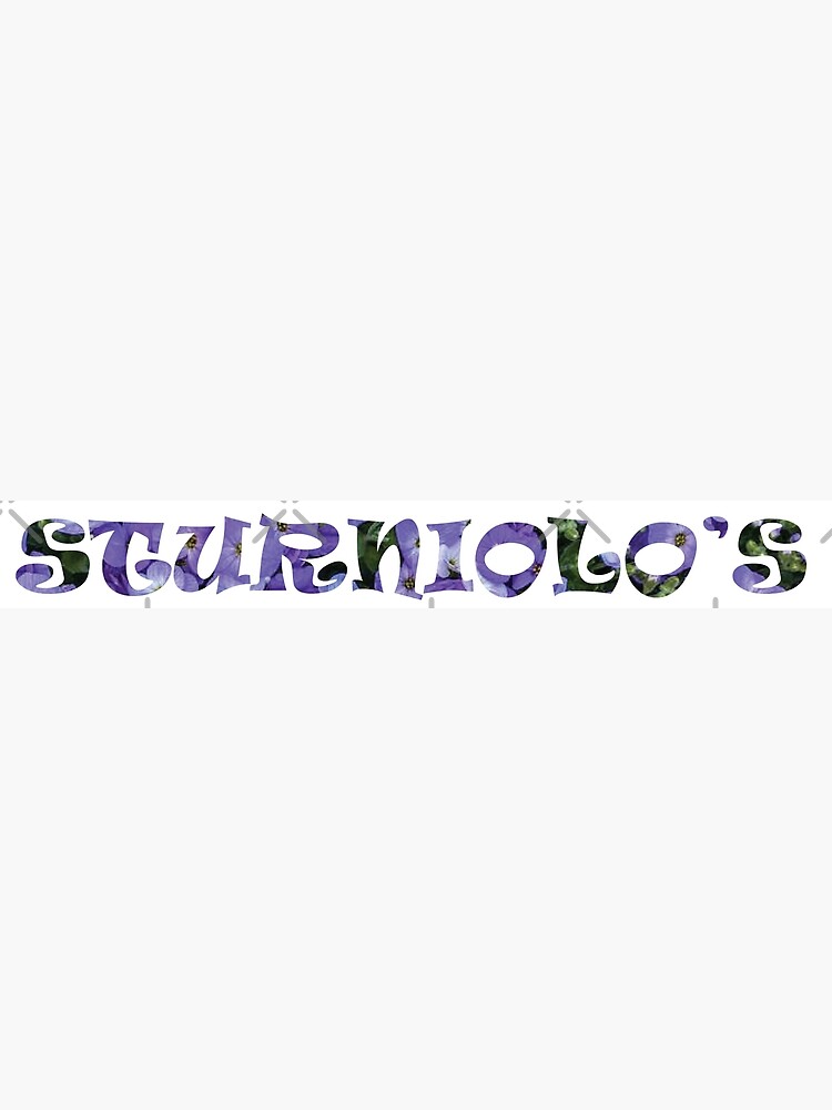 "sturniolo's triplets Logo violet floral" Poster by PassiveSoyer ...
