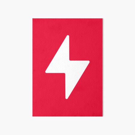 "Tesla Thunderbolt - charging symbol" Art Board Print by teslastronaut ...